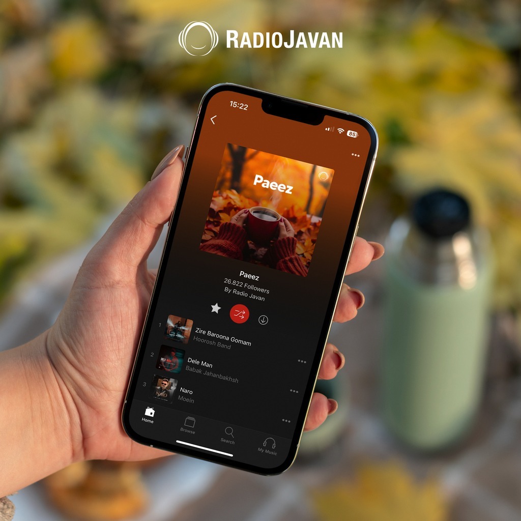 radiojavan@instagram on Pinno: شنونده‌‌ پلی لیست «پاییز» در اپ #رادیوجو...