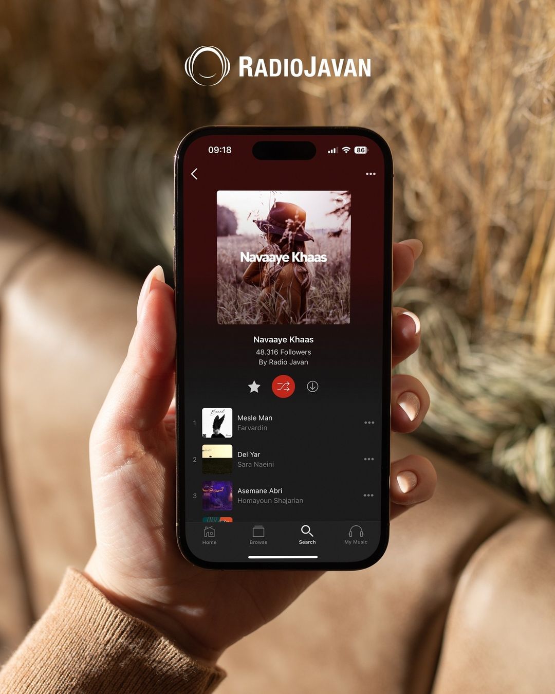 radiojavan@instagram on Pinno: پیشنهاد میکنیم شنونده‌‌ پلی لیست «نوای خ...