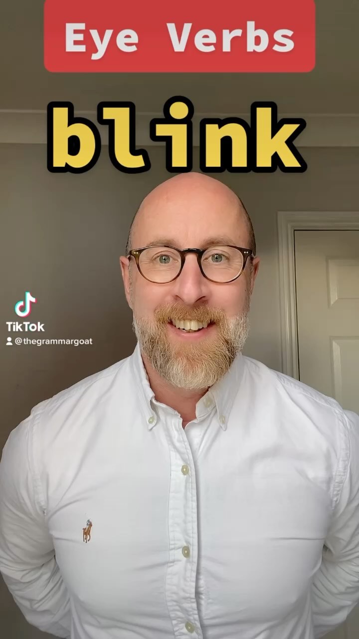 thegrammargoat@instagram on Pinno: Eye Verbs #studyenglish # ...
