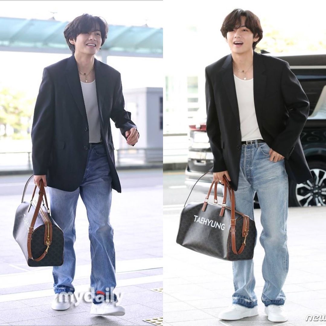 jungkook.jbts@instagram on Pinno: KIM TAEHYUNG at Incheon Airport ...