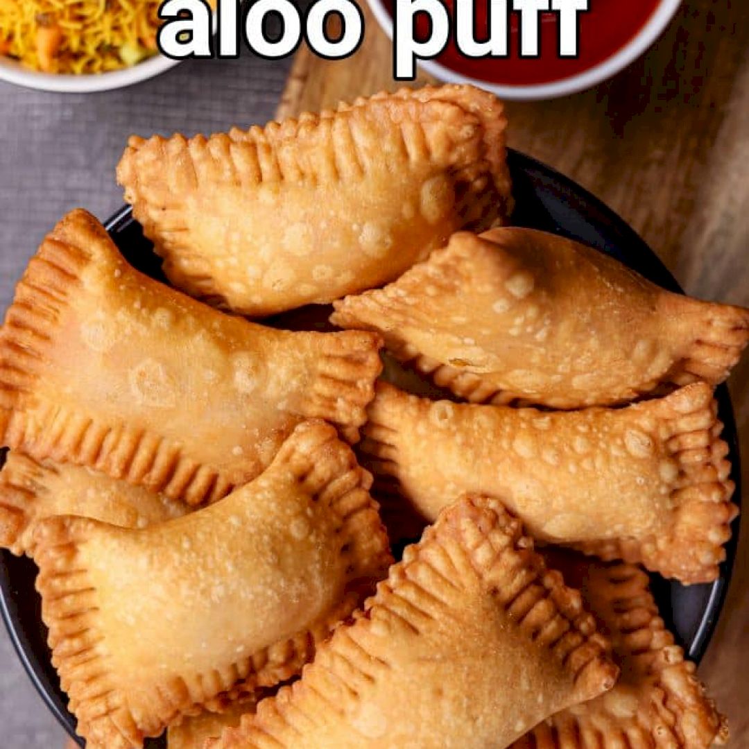 hebbars.kitchen@instagram on Pinno: aloo puff recipe - aloo patties ...